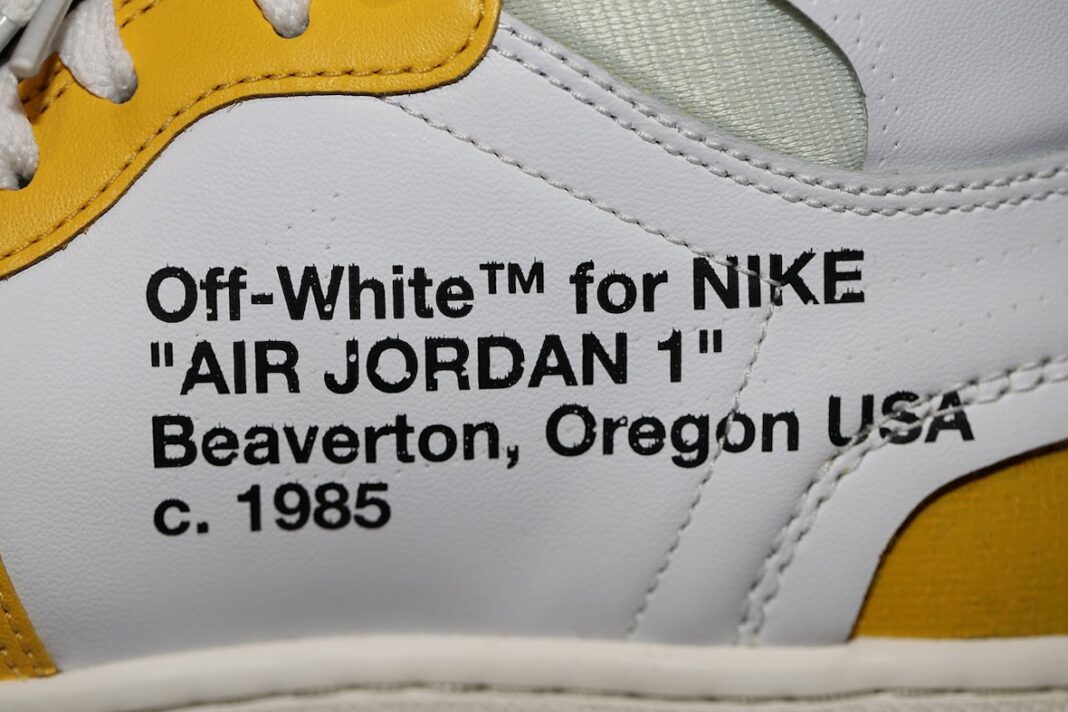 Off-White Air Jordan 1 Canary Yellow