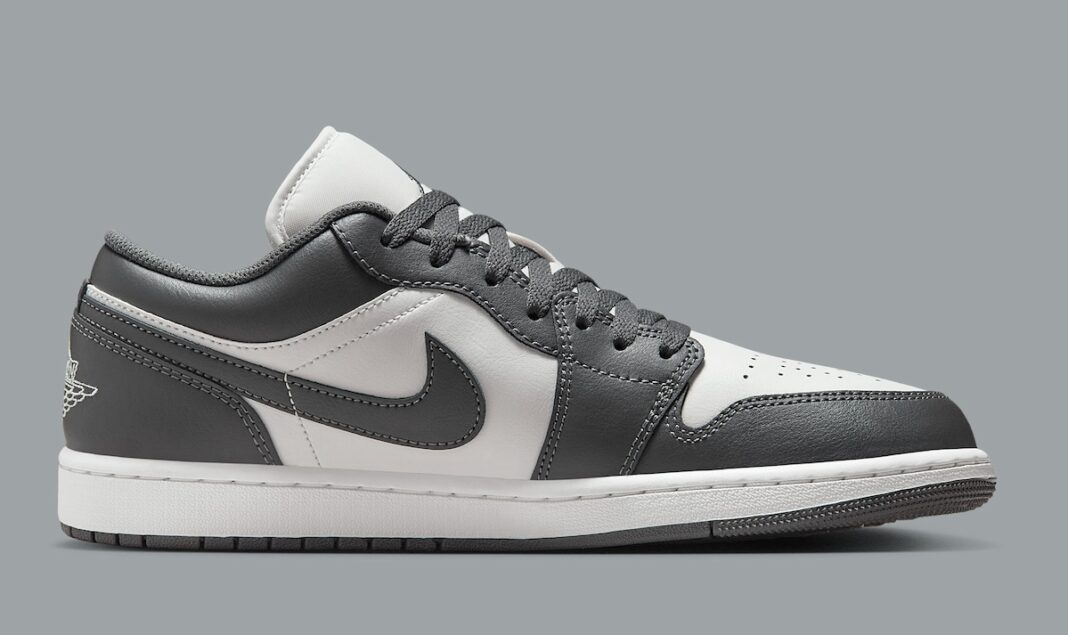 Air Jordan 1 Low Iron Grey White 553558-044
