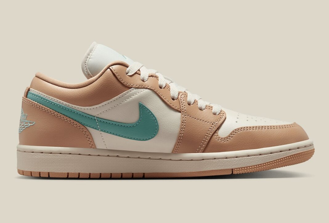 Air Jordan 1 Low Light Orewood Brown Hemp DC0774-130