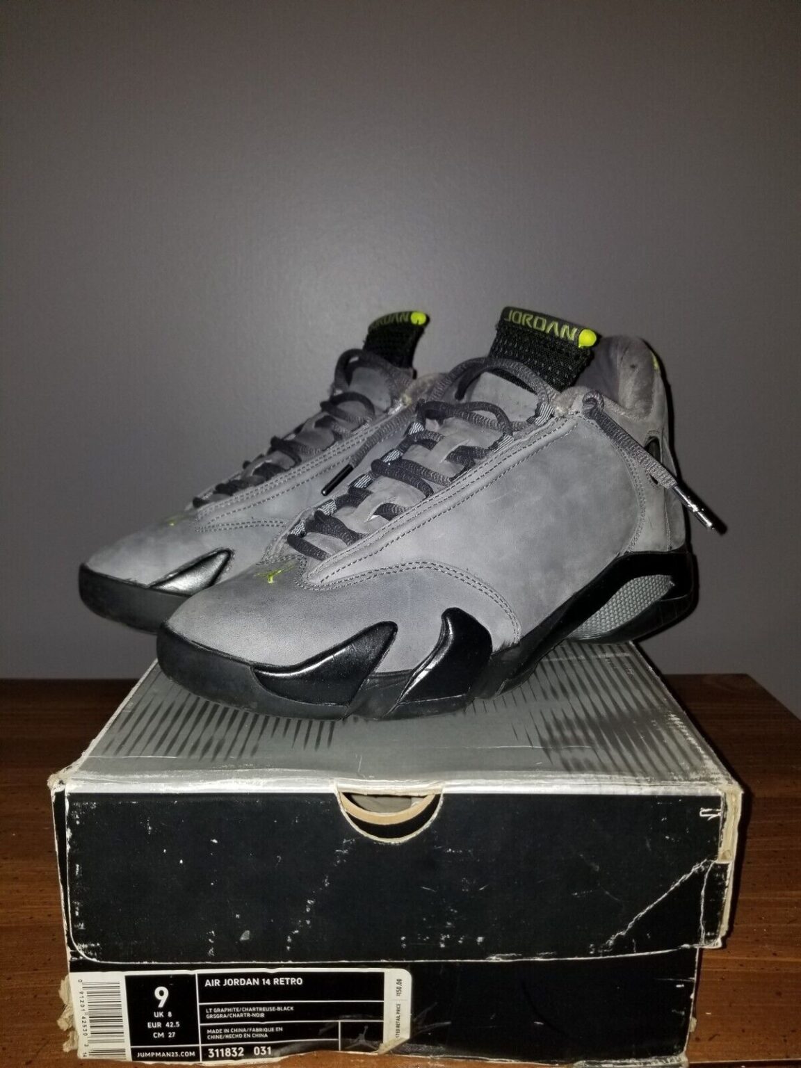 Air Jordan 14 Chartreuse 2005 311832-031