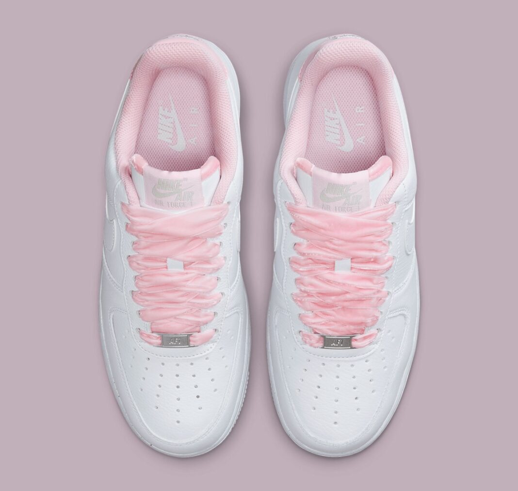 Nike Air Force 1 Low Pink Foam Ribbon Laces HV4403-601