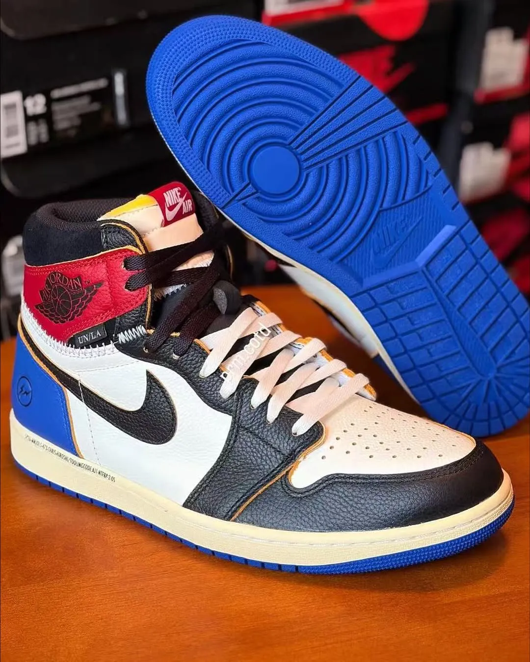 Union Fragment Air Jordan 1 Varsity Red Sport Royal 2026