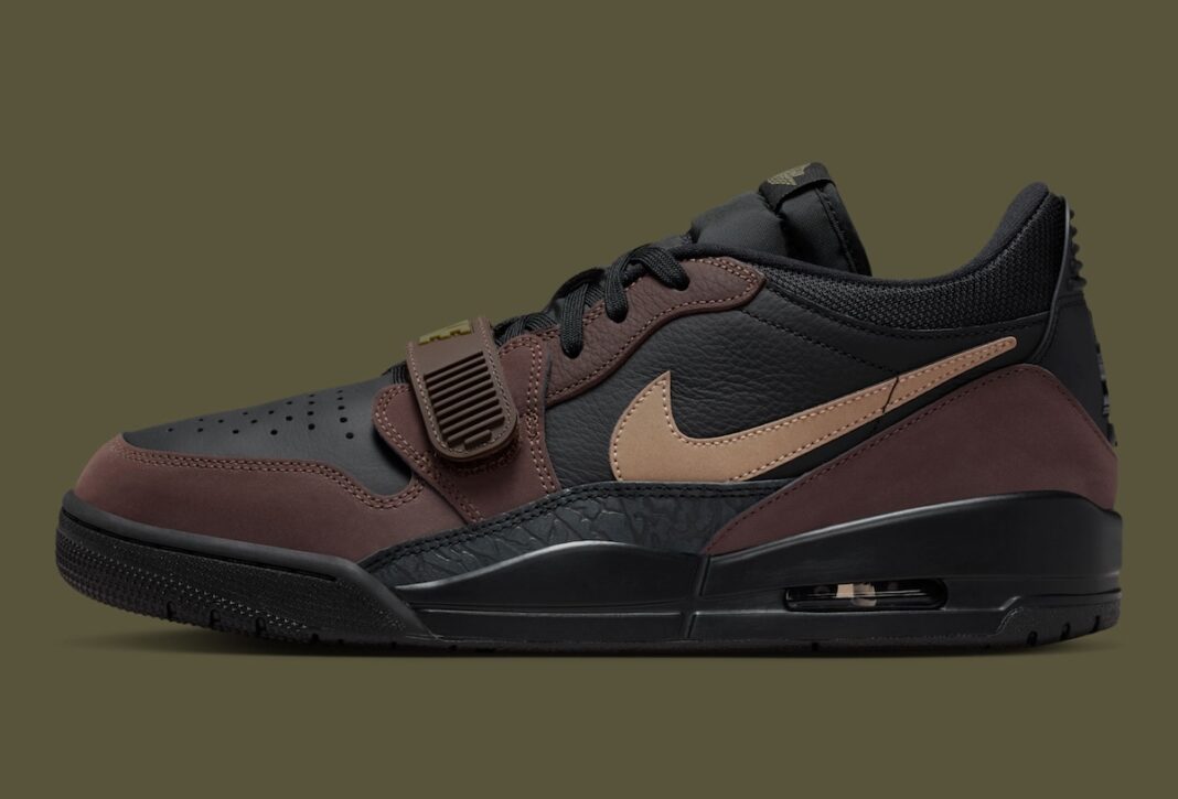 Jordan Legacy 312 Low Black Baroque Brown CD7069-003