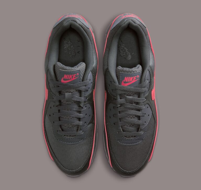 Nike Air Max 90 Iron Grey University Red HV4517-001