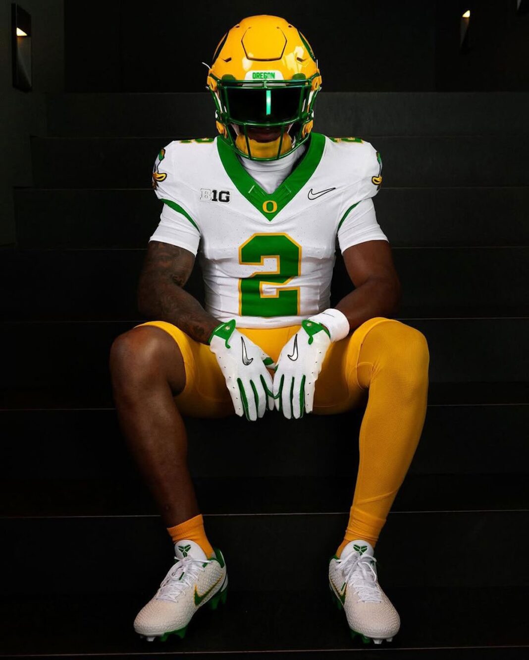 Oregon Ducks Nike Kobe 6 Cleat PE 2025