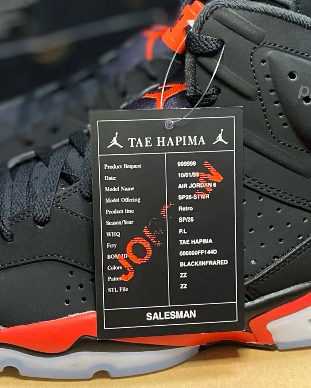 Air Jordan 6 Reverse Infrared 2026 Release Date