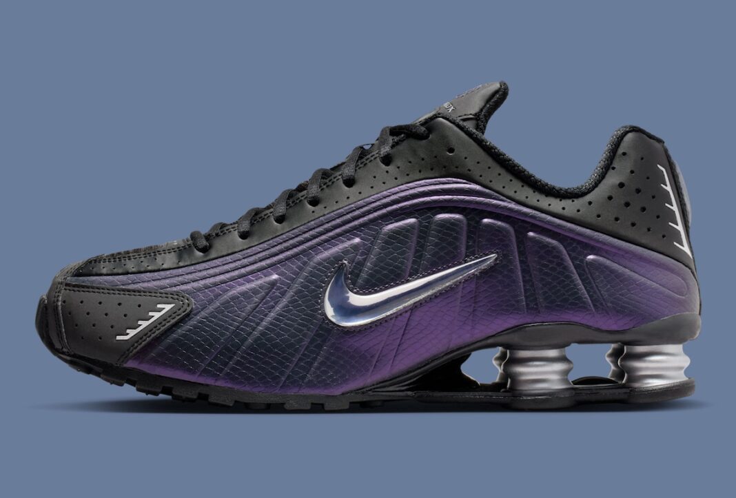 Nike Shox R4 Purple Dynasty Anthracite IO4546-002
