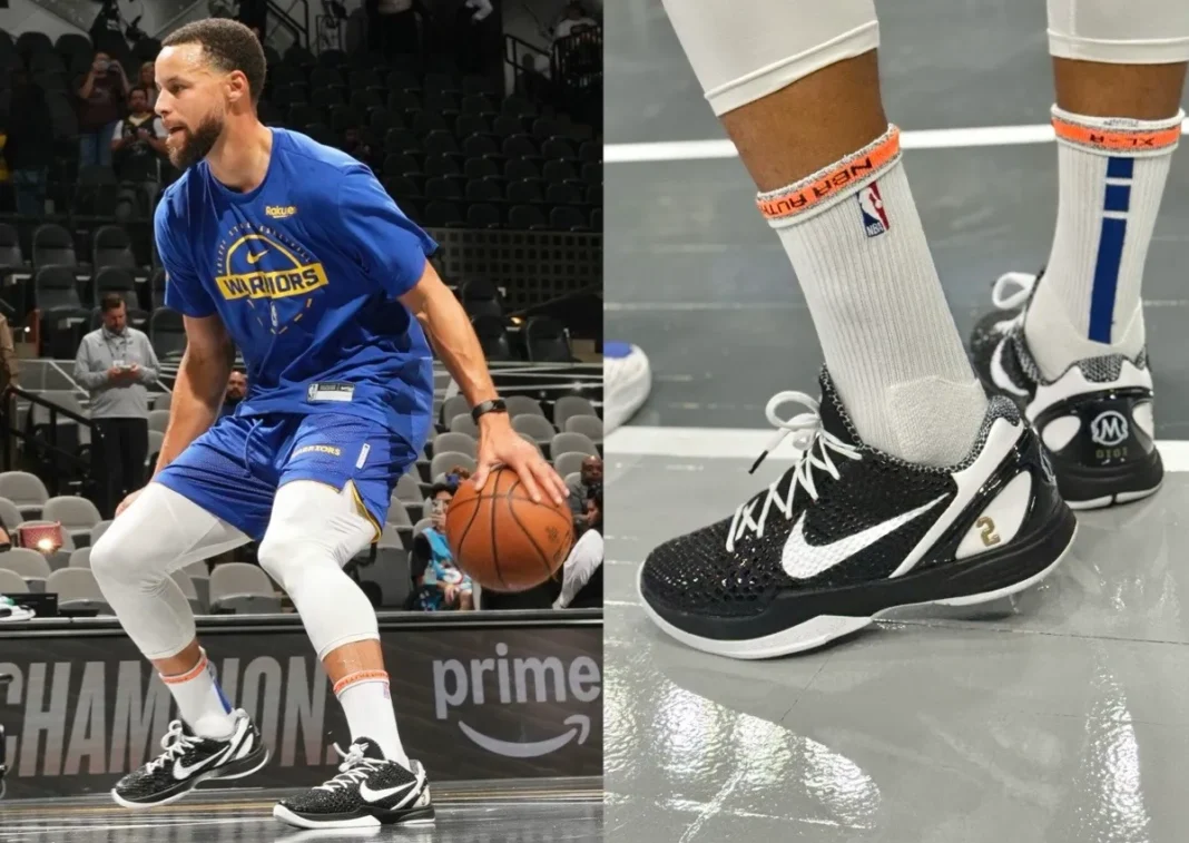 Stephen Curry Wears Nike Kobe 6 Protro Mambacita