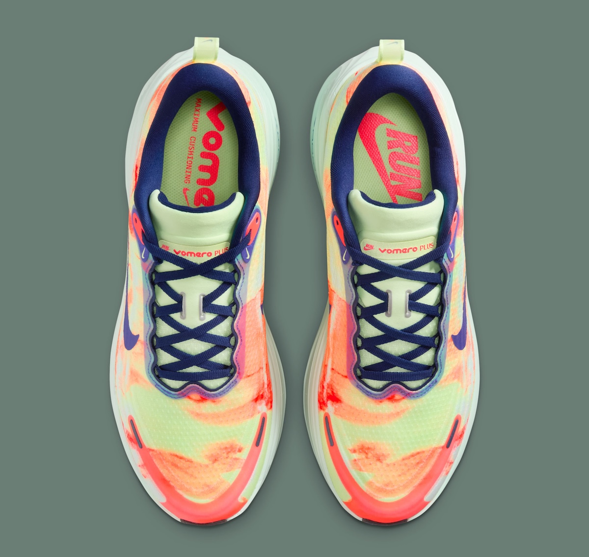 Nike Vomero Plus Slight Yellow Volcanic Rock Red IQ0605-701