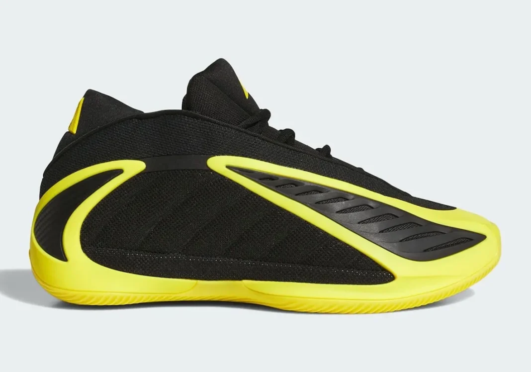 adidas Anthony Edwards 2 Black Yellow KK0173