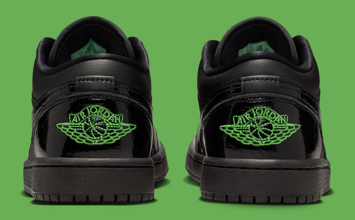 Air Jordan 1 Low Black Scream Green IQ9701-010