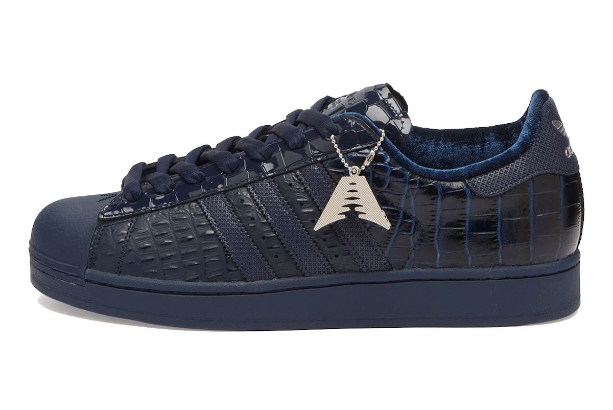 Anthony Edwards adidas Superstar Navy Croc KI6585