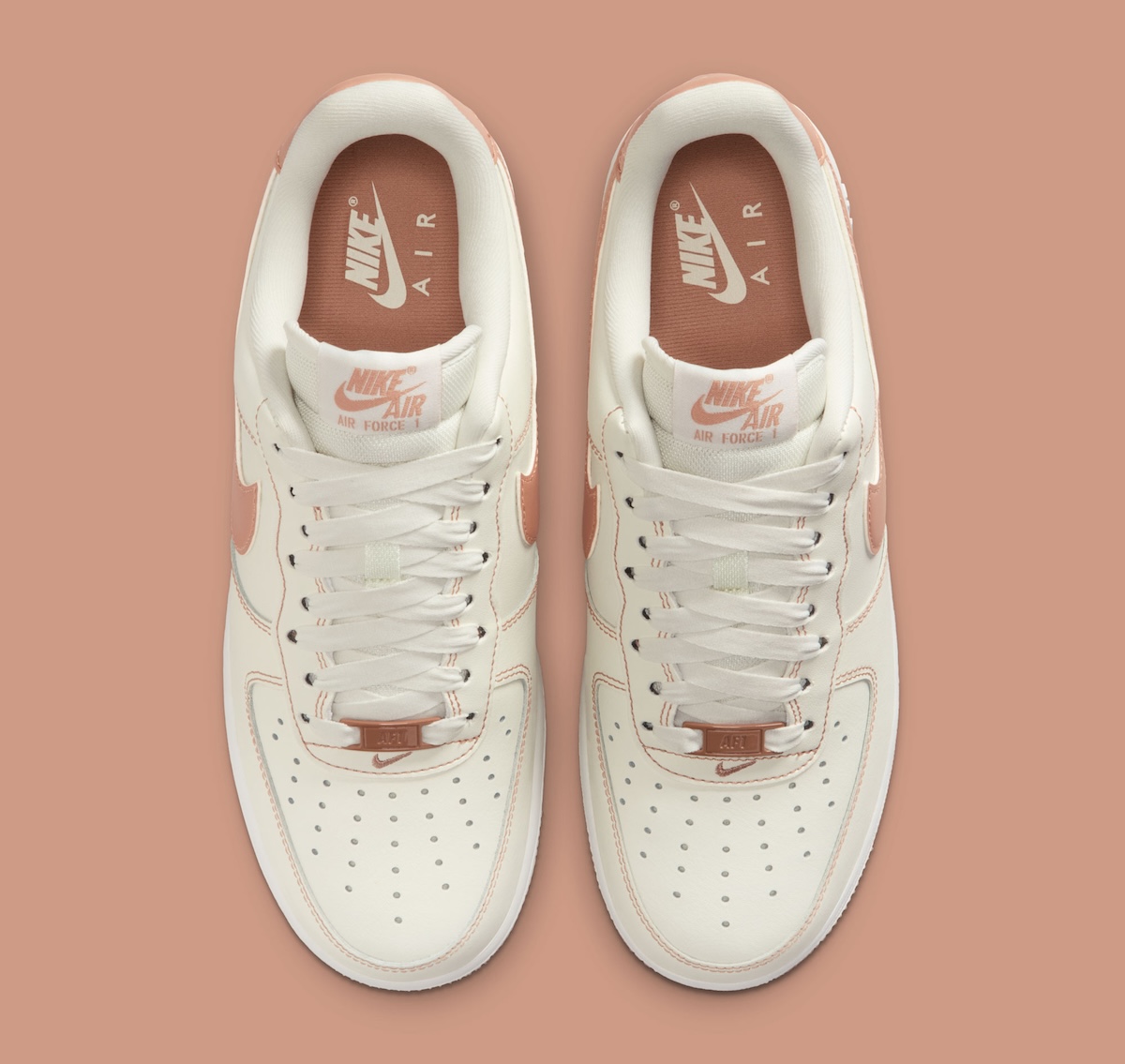 Nike Air Force 1 Low Sail Rose Gold IQ9428-133