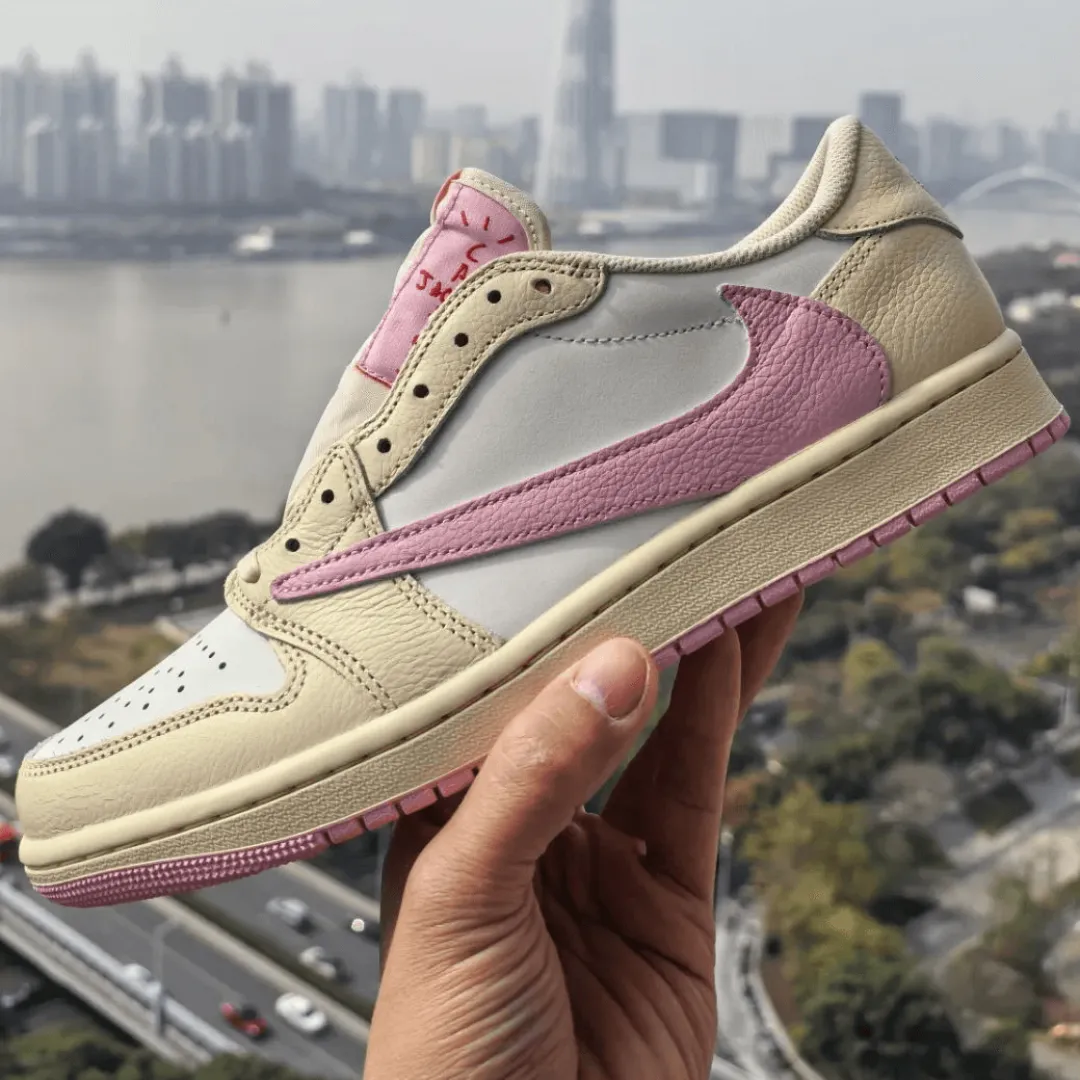 Travis Scott Air Jordan 1 Low OG Muslin Shy Pink 2026