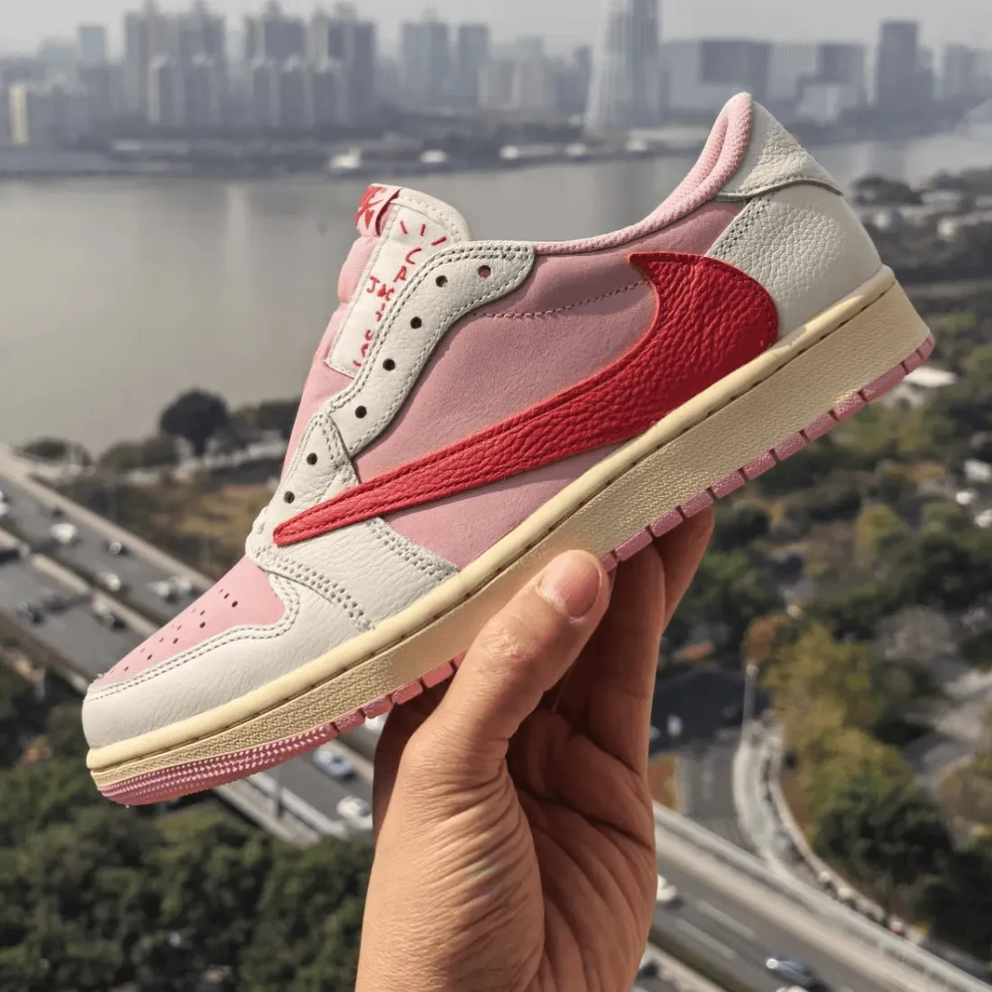 Travis Scott Air Jordan 1 Low OG Sail Tropical Pink 2026