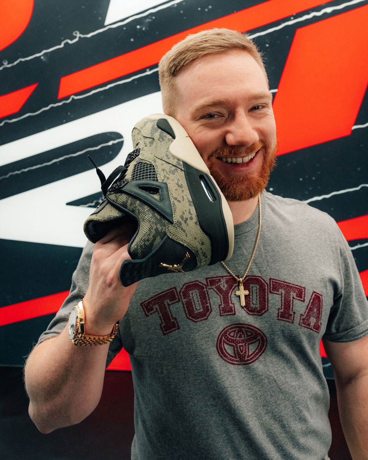 Tyler Reddick Air Jordan 4 PE