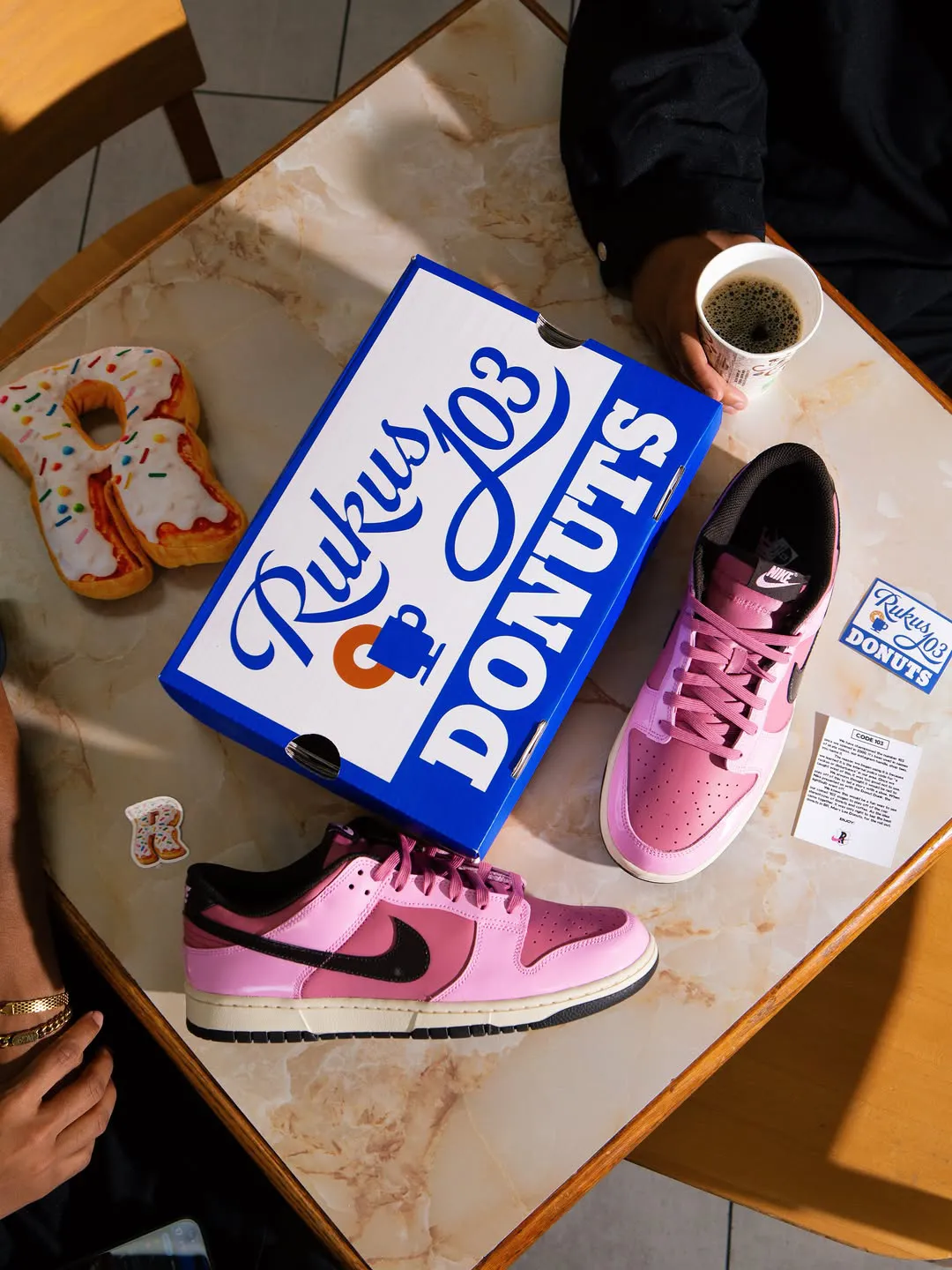 Rukus Nike Dunk Low “Donut” IM4415-600