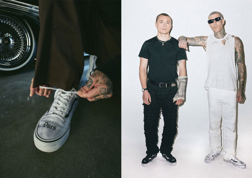 Travis Barker Vans Old Skool "Dues Paid White" Release Date